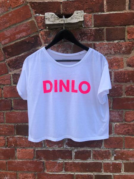 DINLO Cropped Tee – Pompey Type Series – foursandeights